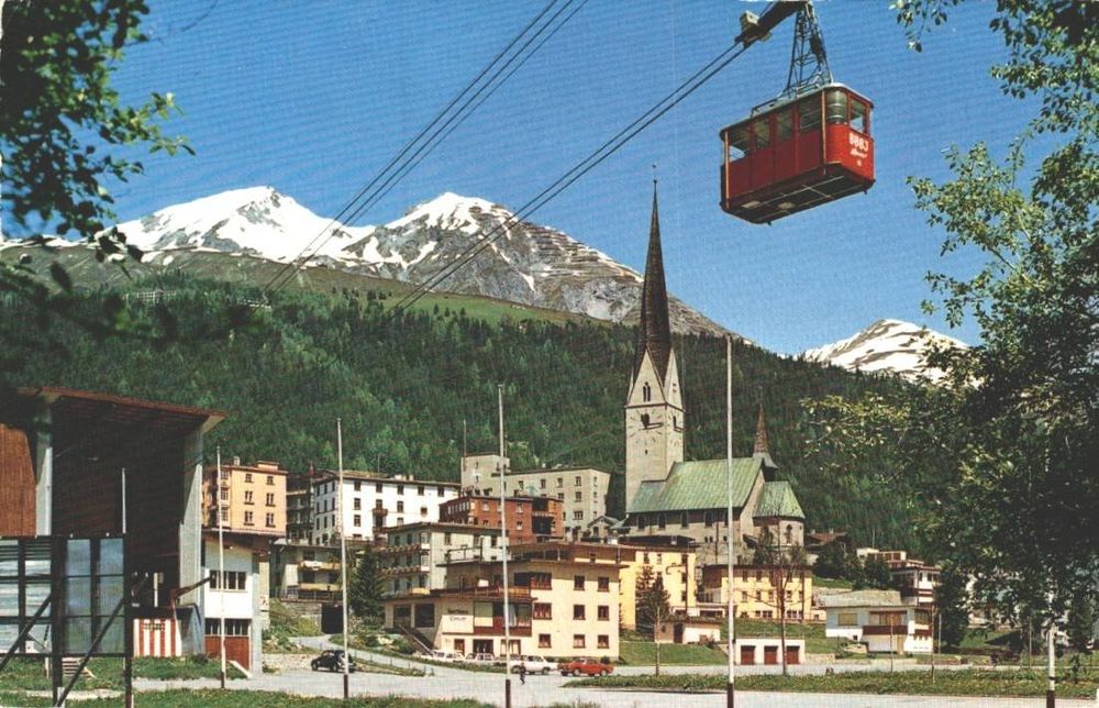 Luftseilbahn Davos Platz mit Schatzalp, gel. 1960 (Gebraucht) in Luzern für CHF 1 – mit ...