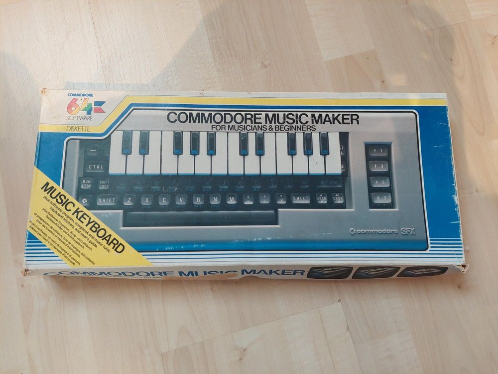 Commodore 64 piano keyboard overlay und Cynthcard u.s.w | Kaufen auf ...