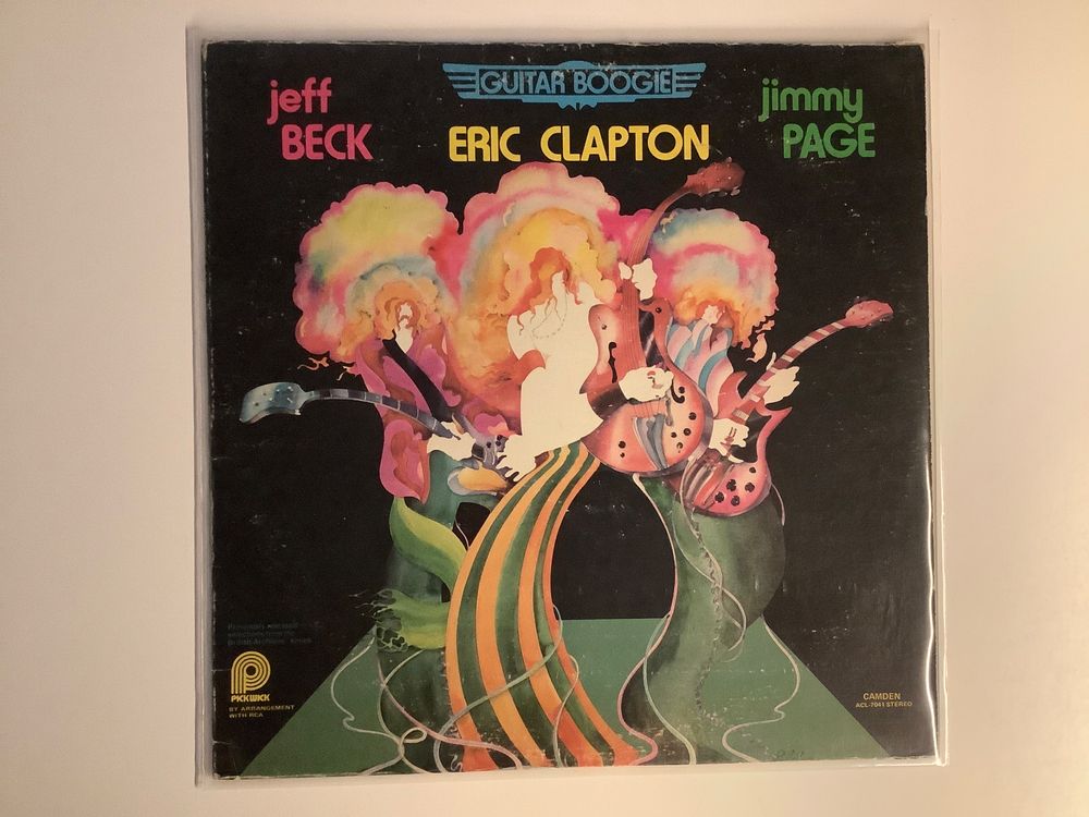 Eric Clapton Jeff Beck Jimmy Page Lp - Guitar Boogie (Gebraucht) in ...