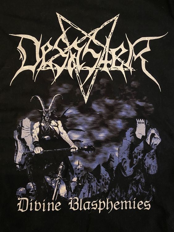 DESASTER - t-shirt BLACKENED THRASH METAL - Divine (Gebraucht) in Egg b ...