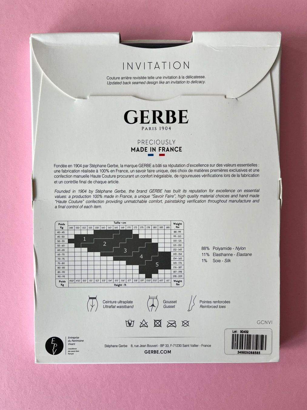GERBE, Strumpfhose INVITATION, Grösse XL (5), Dunkelblau (Neu und ...