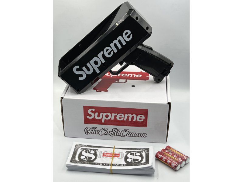 Supreme Cash Cannon Geld Pistole Party Fun Gadget Neuwertig (Neu und ...