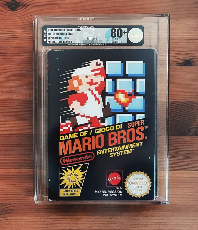 Super Mario Bros NES - VGA 80+ (Neu und originalverpackt) in Chermignon ...