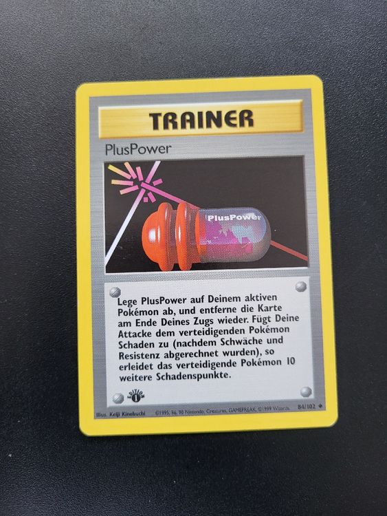 Pokemon Pluspower 1. Edition Base Set (Gebraucht) in oberbuchsiten für ...