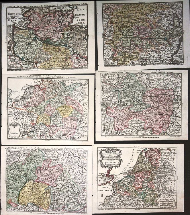 12 Karten von Lobeck bei Lotter um 1750 (Gebraucht) in Rafz für CHF 115 ...