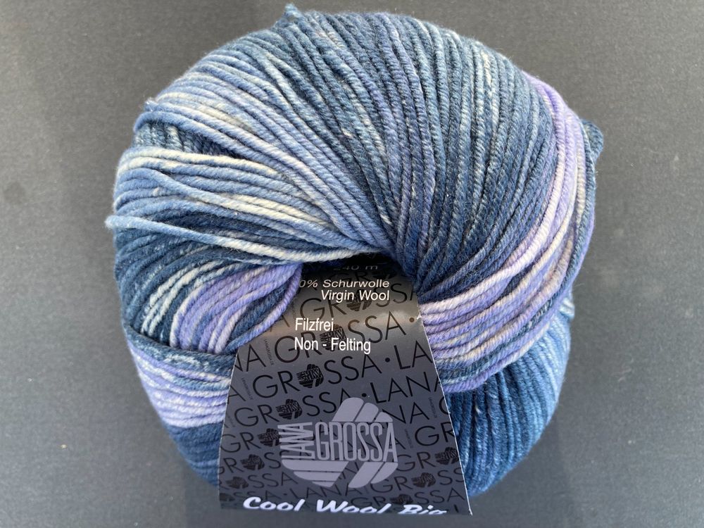 Wolle: Cool Wool Big Color von Lana Grossa, 10 Knäuel à 100g | Kaufen ...