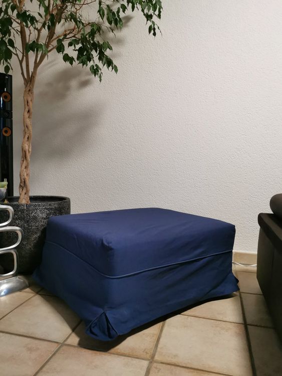 Ikea; blauer Alleby Hocker & Gästebett (Gebraucht) in Boniswil für CHF ...