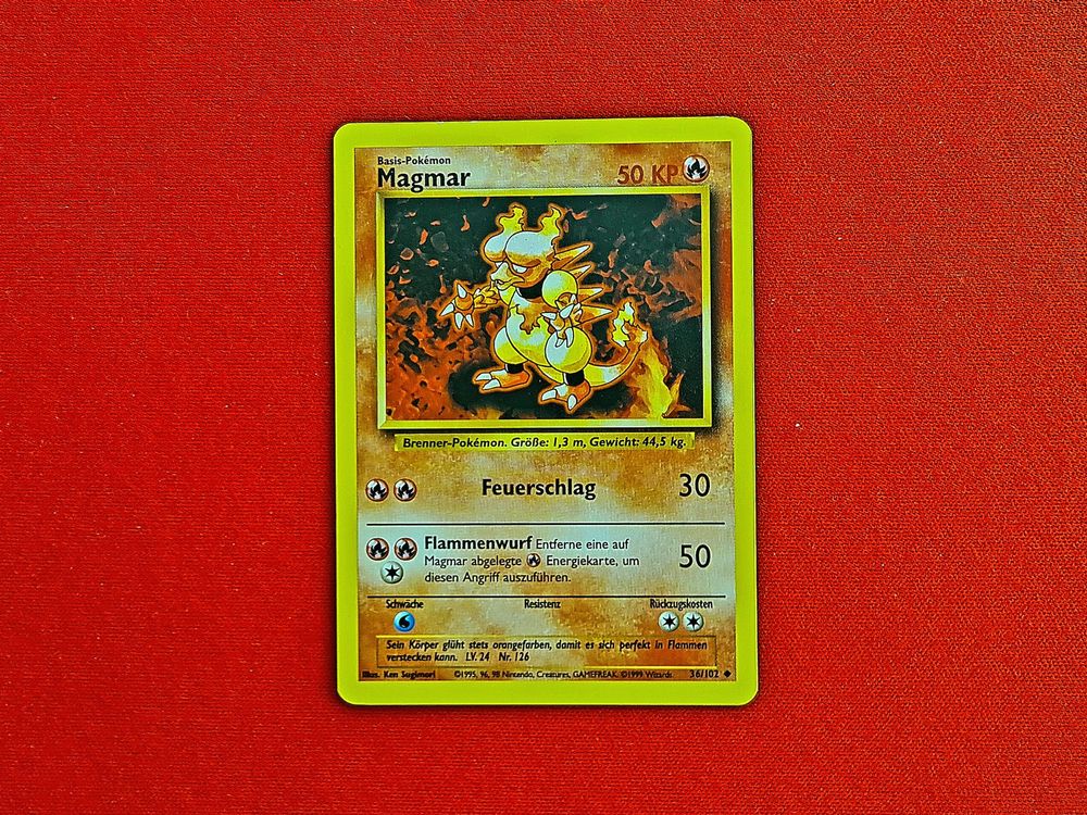 Magmar Base Set 1999 WOTC - DE - (Near Mint) | Kaufen auf Ricardo