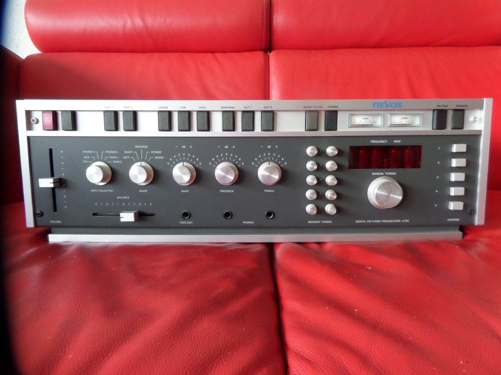 Revox A720 Vor-Verstärker/Tuner Receiver Guter Zustand (Gebraucht) in ...