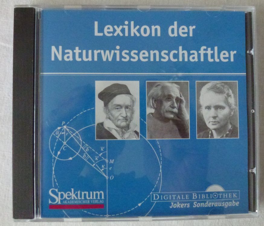 Digitale Bibliothek - Lexikon der Naturwissenschaftler (Gebraucht) in Kriens für CHF 3 – mit ...