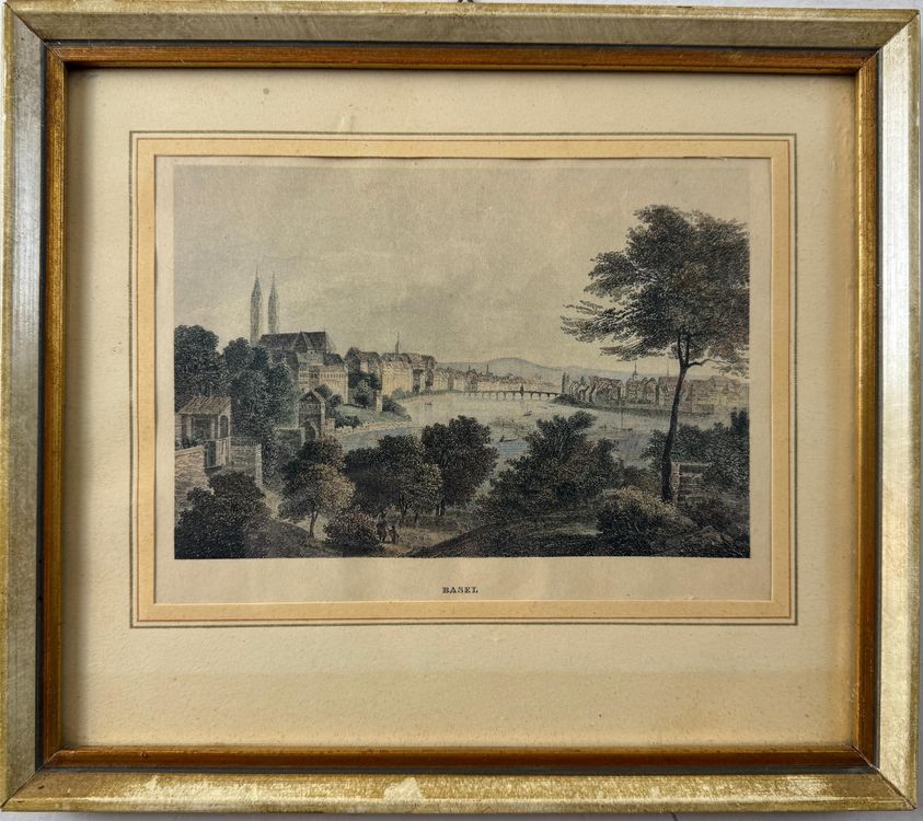 Basel Landschaft Lithographie (Gebraucht) in Neuhausen am Rheinfall für CHF 10 – mit Lieferung ...