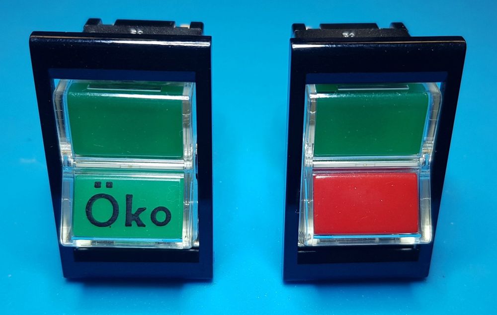 Wippschalter 2-poig, 6A 250V NKK (Neu und originalverpackt) in ...