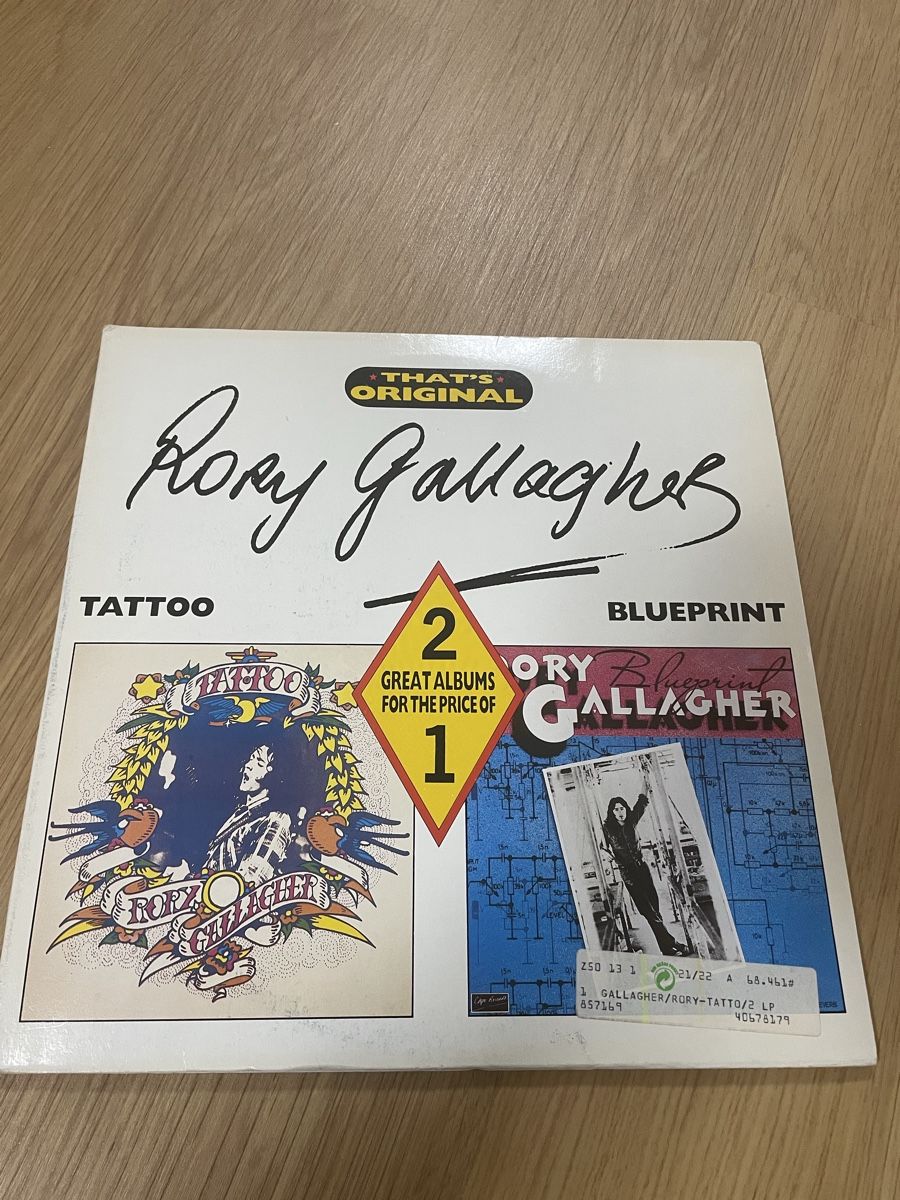 Rory Gallagher - Tattoo & Blueprint LP - Top Zustand! (Gebraucht) in ...