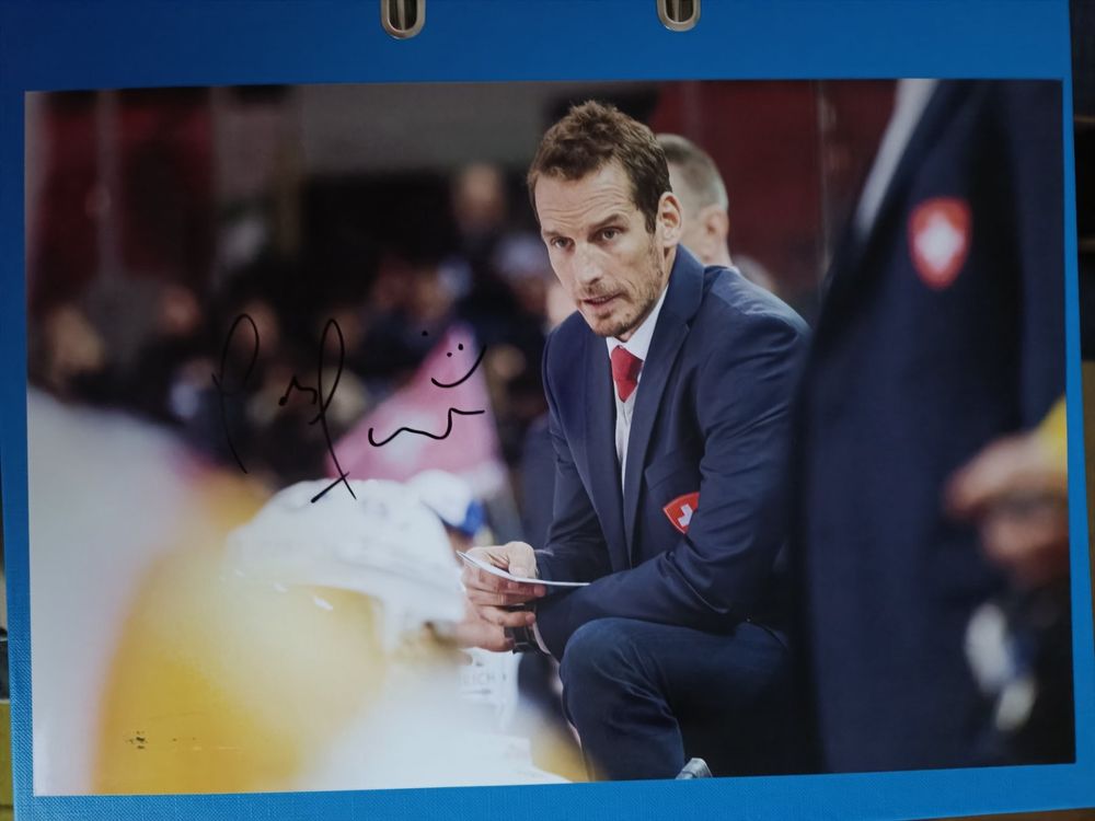 Patrick Fischer - 20x30cm original signiertes Photo (Gebraucht) in ...