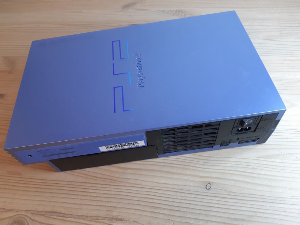 SONY Playstation 2 PS2 Aqua Blue Wasser Blau ohne Zubehör (D'occasion ...