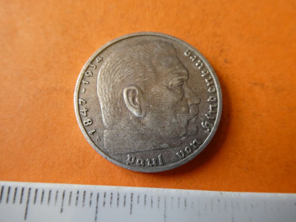 Dt. Reich 1938 A, 2 Reichsmark - Silber (Gebraucht) in Hinterforst für CHF 8 – mit Lieferung auf ...