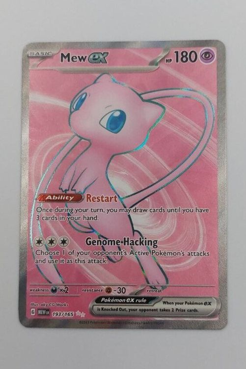 Mew ex (193/165 Set Mew 151) NM / ENG | Kaufen auf Ricardo