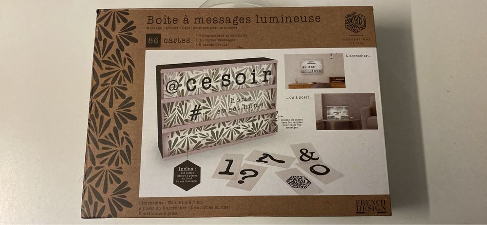 Buchstabenbox Lightbox Kinobox (Gebraucht) in Gerlafingen für CHF 1 ...
