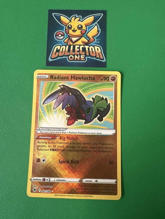 Pokemon Radiant Haelucha Shiny Rare Top 2022 (Neu (gemäss Beschreibung ...