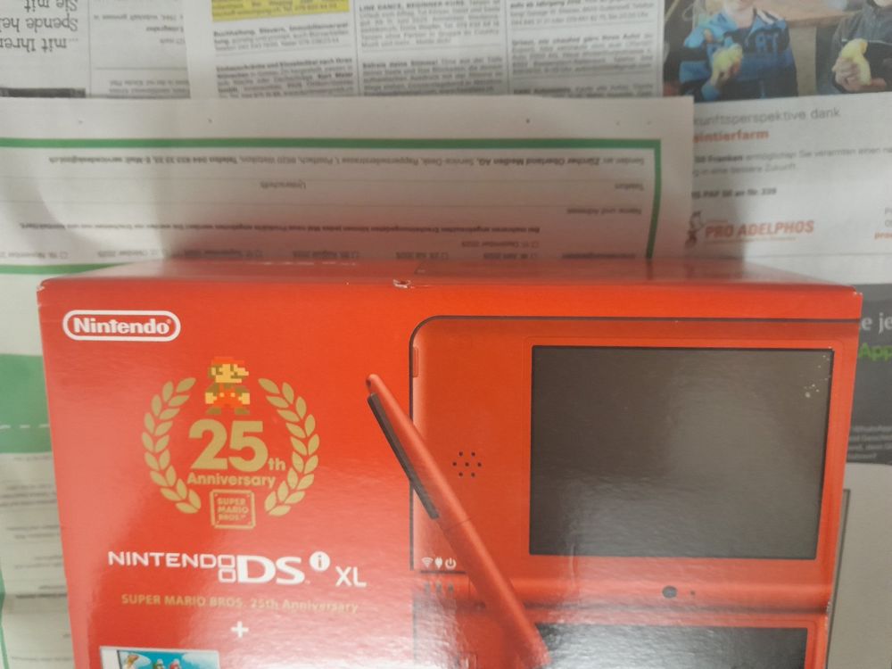 Nintendo DS XL Super Mario Bros 25th Anniversary (Neu (gemäss ...