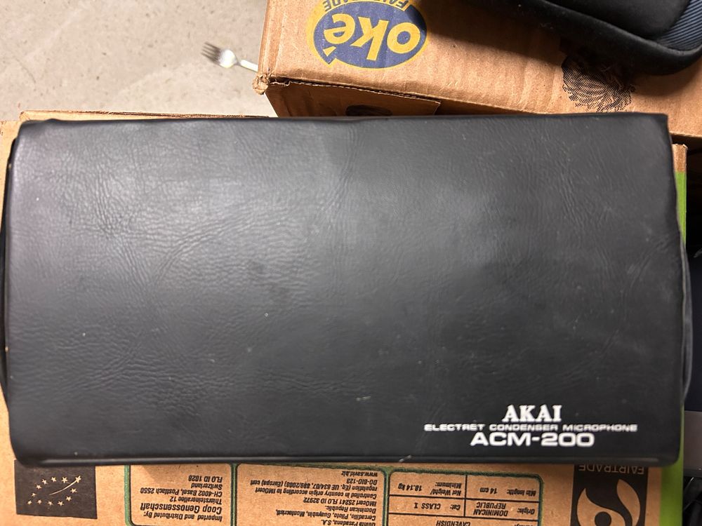 Akai ACM 200 electred condenser Microphon jack 6.3 Defekt | Kaufen auf ...
