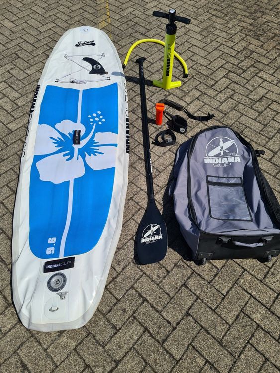 Indiana SUP 9’6 komplett mit Zubehör (Gebraucht) in Suhr für CHF 370 – nur Abholung auf Ricardo ...