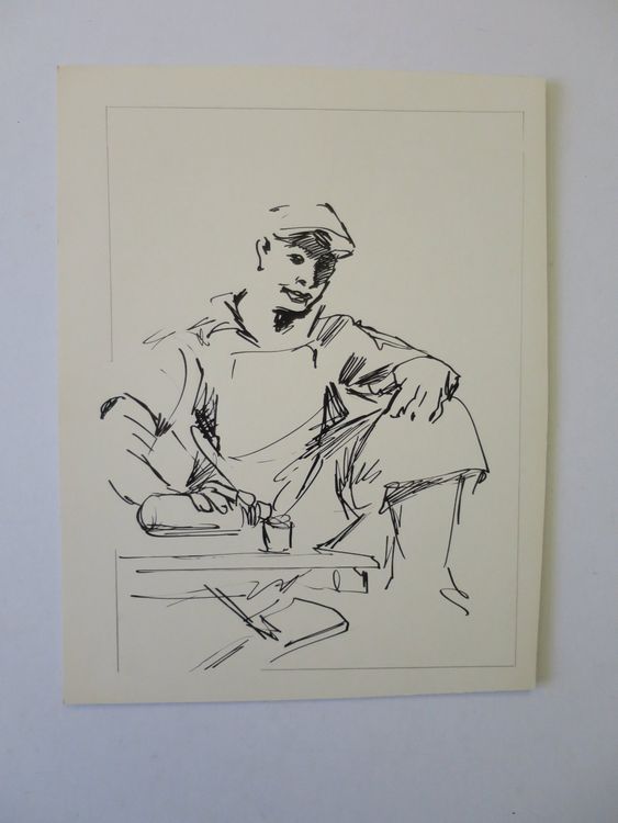 Tuschzeichnung von Gunter Böhmer Nr. 230 (Gebraucht) in Zürich für CHF 59 – mit Lieferung auf ...