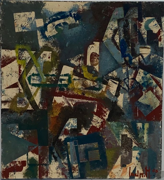 Interessante Gemälde unleserlich signiert | Kaufen auf Ricardo