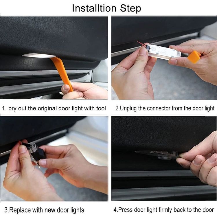 Mini Cooper LED Türprojektoren – Logo Licht 2 Stk. (Neu und ...