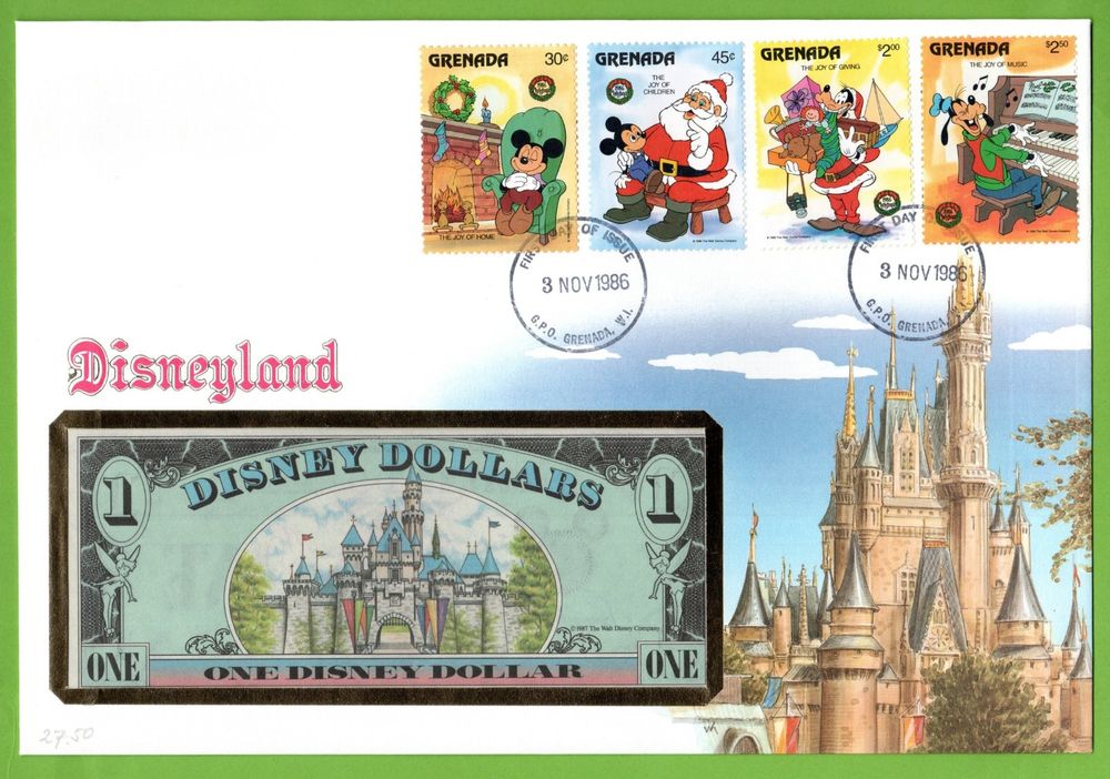 1986 Banknotenbrief 1 Disney Dollars bankfrisch | Kaufen auf Ricardo