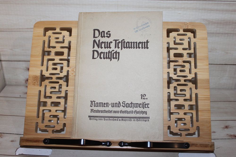 Das Neue Testament Deutsch. Neues Göttinger Bibelwerk (Gebraucht) in ...