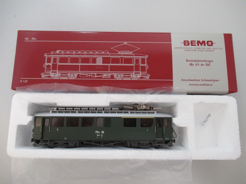 Bemo 1268 123 RhB ABe 4/4 33 Analog H0m (Gebraucht) in Basel für CHF ...