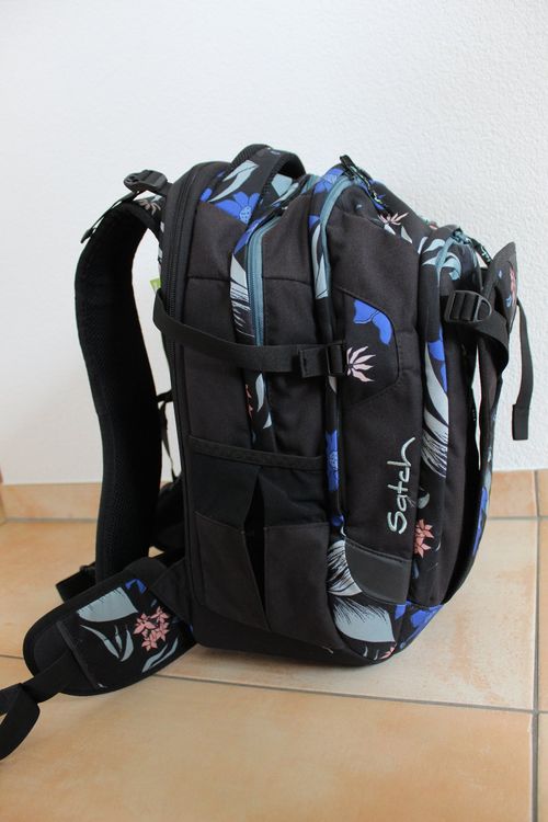 SATCH Match Rucksack mit Etui, Regenschutz und Heftebox (Gebraucht) in ...