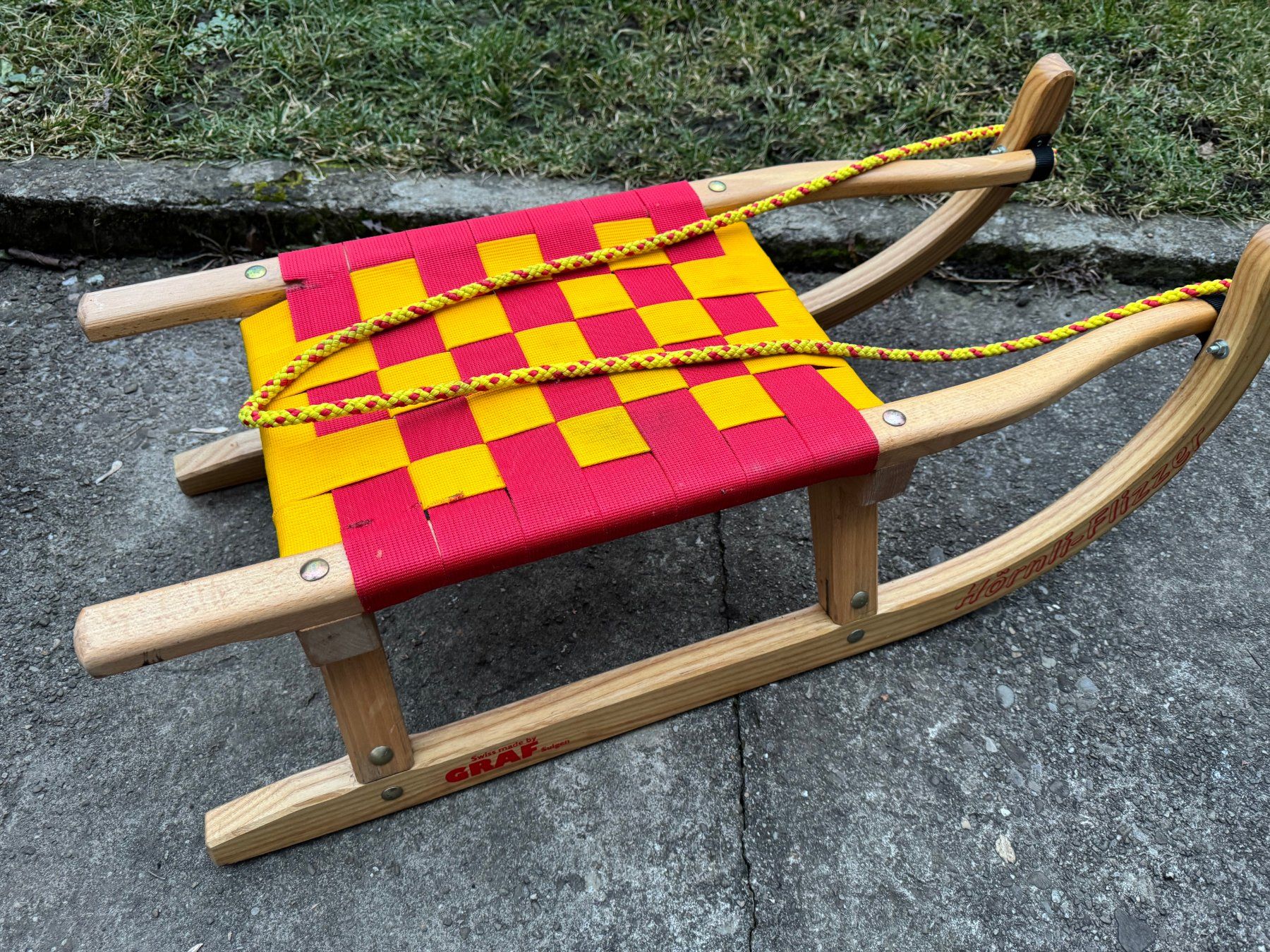Schlitten - Hörnli Flitzer - Davoser Schlitten - 1-Sitzig (Gebraucht ...