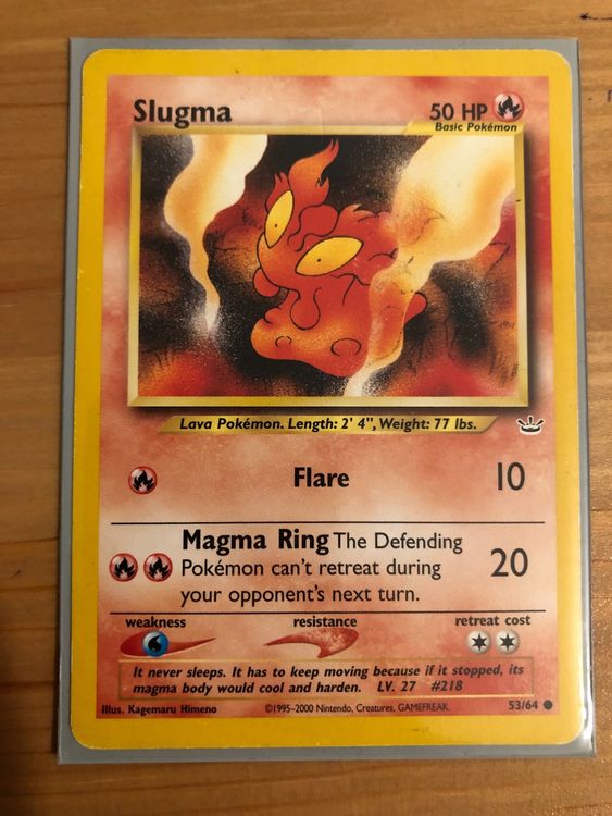 Pokemon Neo Revelation (2001) Slugma 53/64 - EN | Kaufen auf Ricardo