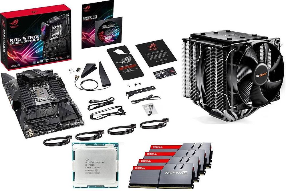 Asus Rog Strix X299E Gaming II i7 7820X RAM 64GB COOLER (Gebraucht) in ...