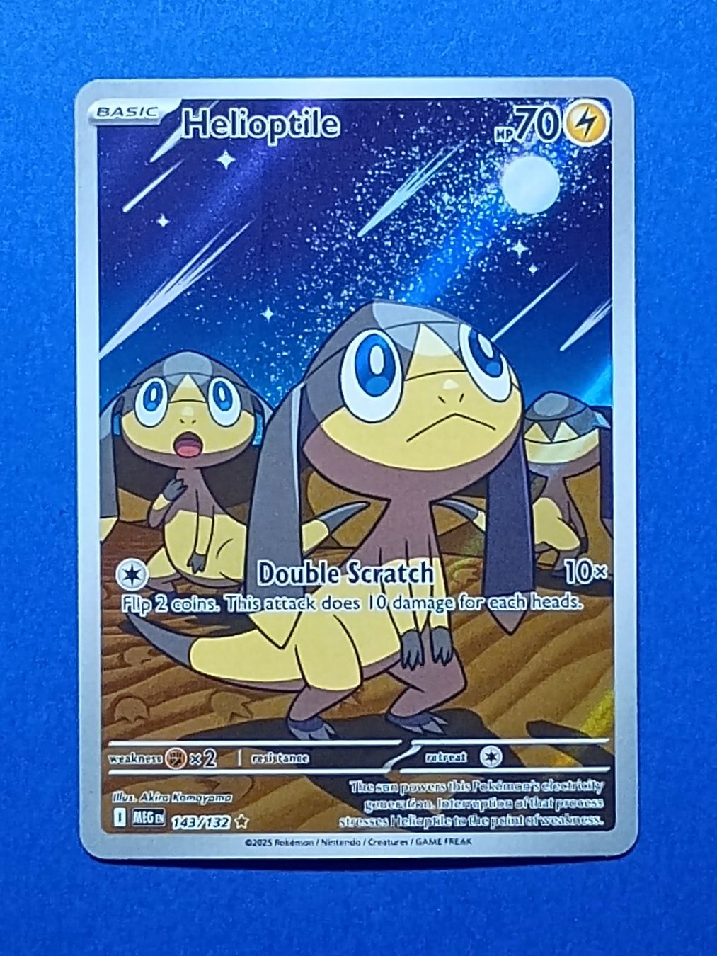 Pokemon TCG Mega Evolution Helioptile 143 IR 🇬🇧 (Neu (gemäss ...