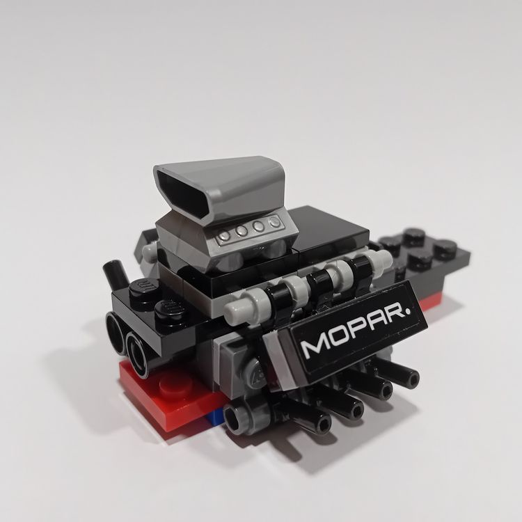🗂️ LEGO® V8 Kompressor Motorblock Mopar * Rarität * (Neu (gemäss ...