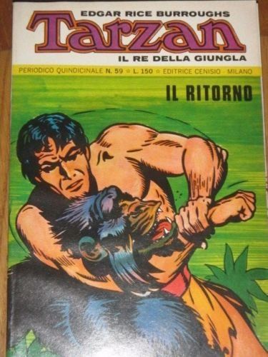 Vintage italian Comic book TARZAN # 59 Dec 1972 Russ Manning | Kaufen auf Ricardo