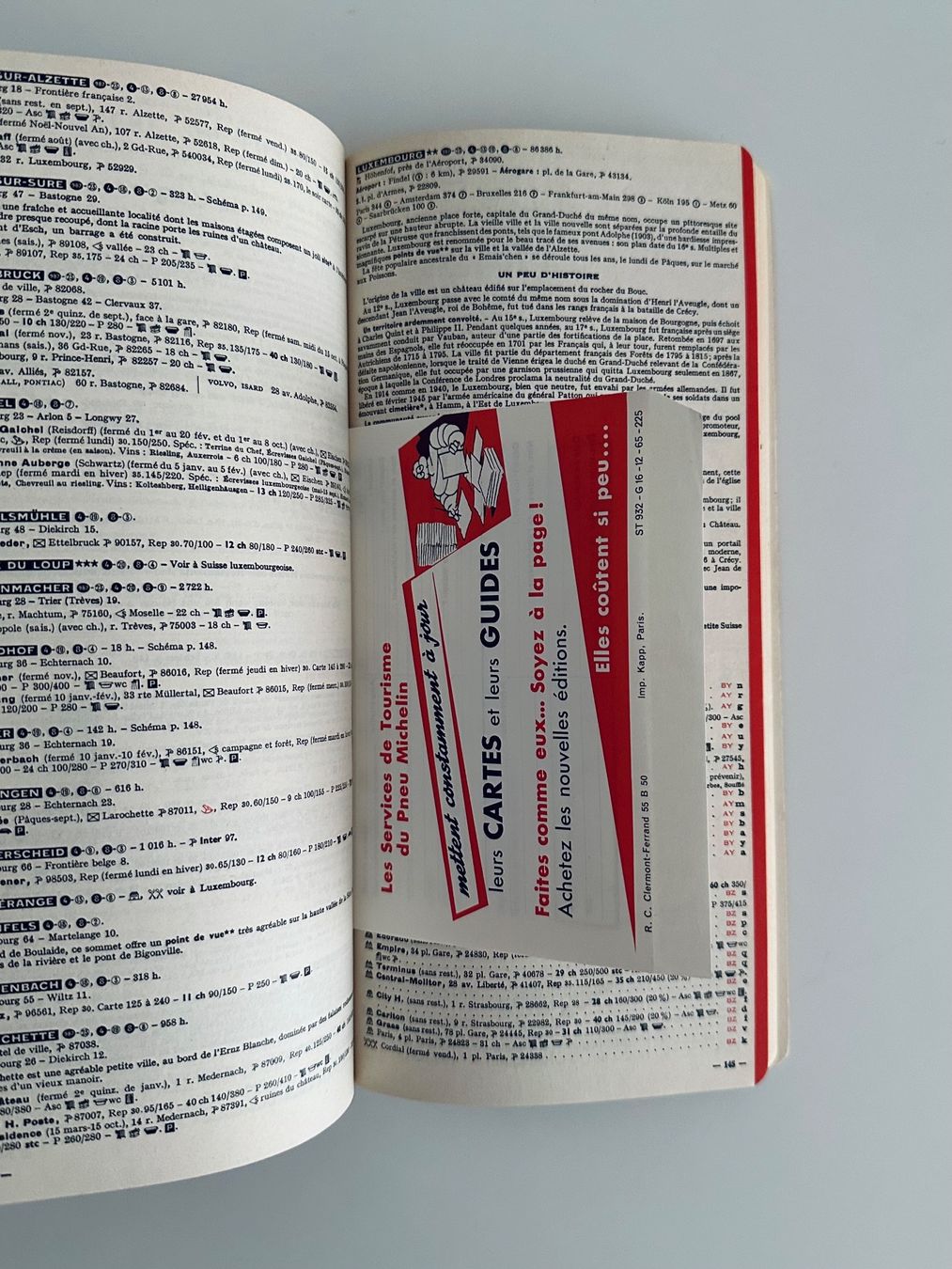 Guide Rouge Michelin 1966 - BENELUX (Gebraucht) in Zürich für CHF 19 ...