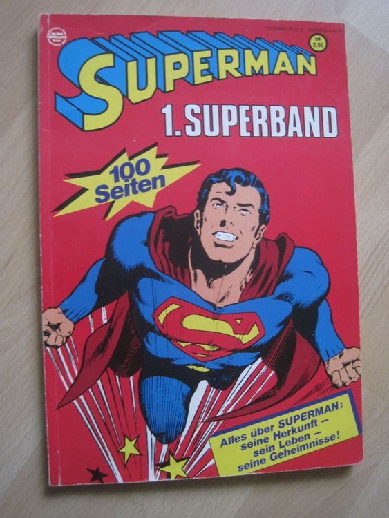 Superman Superband Nr 1 Ehapa 1973 die 1 Auflage (Gebraucht) in Gossau SG für CHF 35 – mit ...