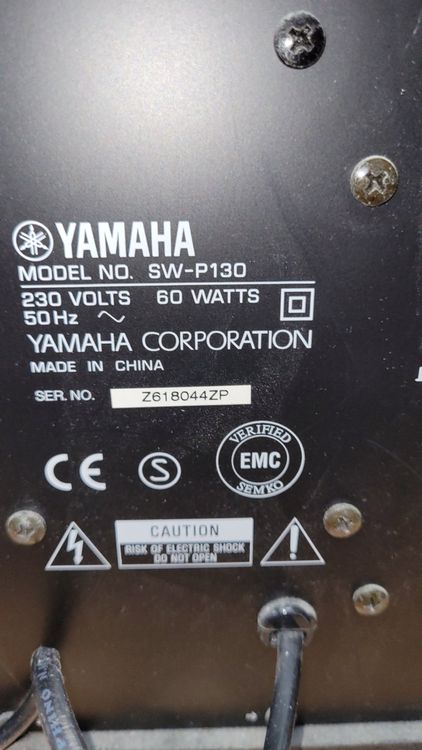 Yamaha SW-P130 (Gebraucht) in Bionnens für CHF 50 – mit Lieferung auf ...