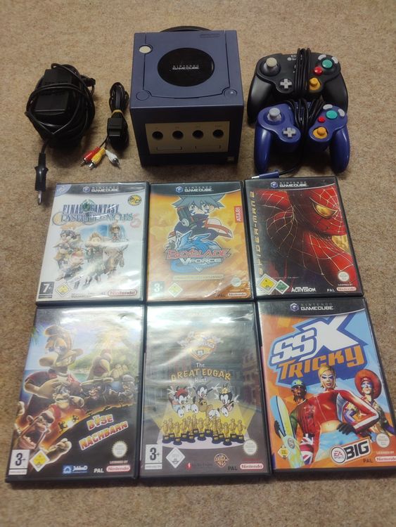 Nintendo Gamecube + 6 Spiele + 2 Controller | Nintendo GC | Kaufen auf ...