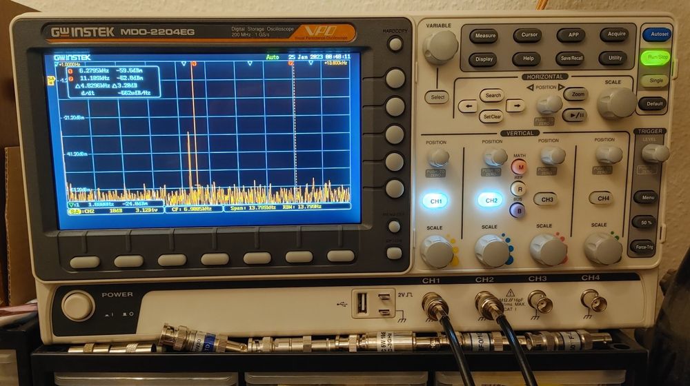 200mhz/4Kanal Oscilloscope/Spectrumanalyser/Freq.generator (Gebraucht) in Thalwil für CHF 1199 ...