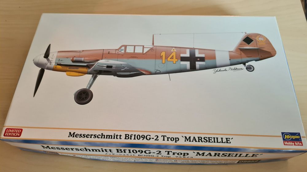 1:48 Messerschmitt Bf 109 G-2 Marseille - Hasegawa 09952 (Gebraucht) in Bassersdorf für CHF 28 ...