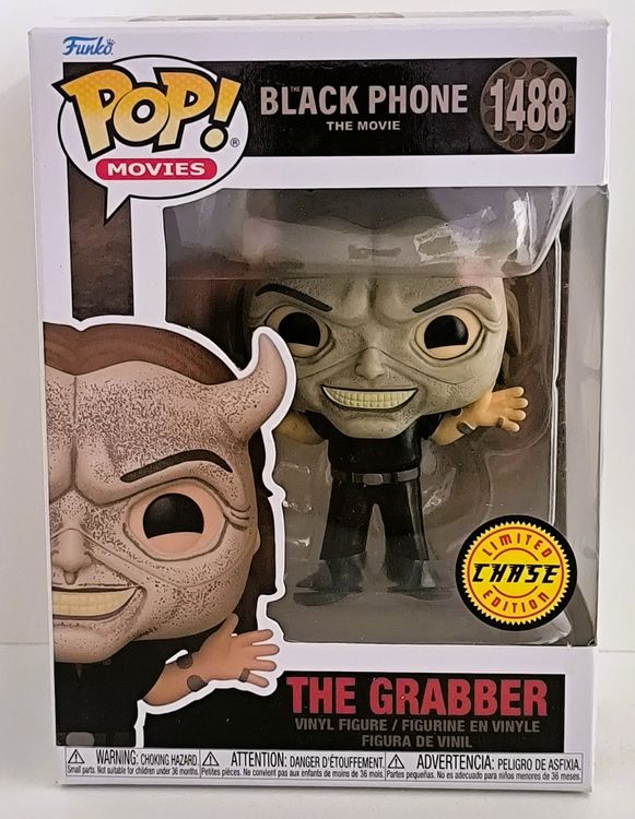 Funko Pop 1488 Black Phone / The Grabber / CHASE (Neu und ...