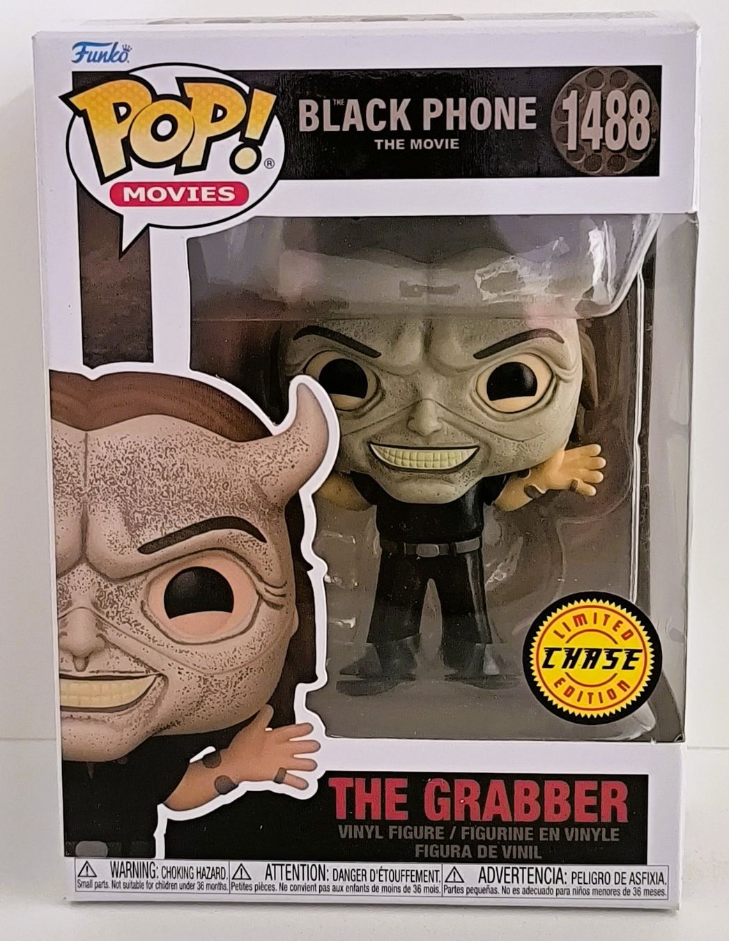 Funko Pop 1488 Black Phone / The Grabber / CHASE (Neu und ...
