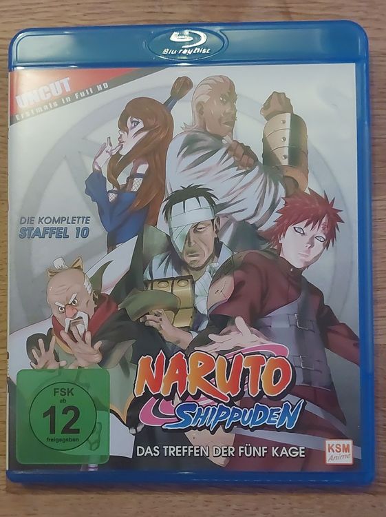 Naruto Shippuden Staffel 10 Blu-ray Disc UNCUT (Gebraucht) in St ...
