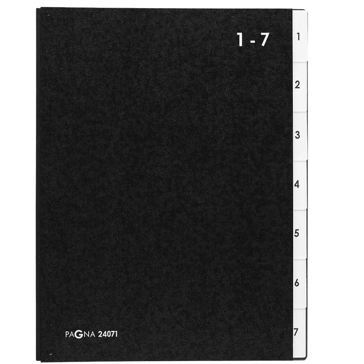 PAGNA Pultordner, für DIN A4, nummeriert, 7 Fächer, Manilak (Neu (gemäss Beschreibung)) in ...