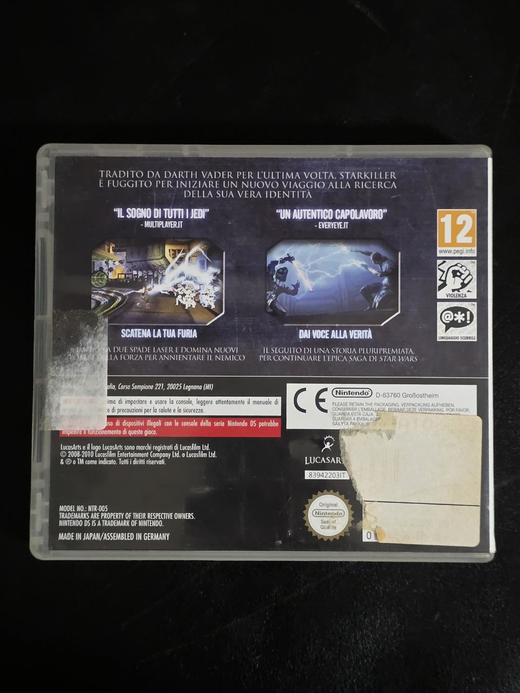 STAR WARS: THE FORCE UNLEASHED 2 | NINTENDO DS (Gebraucht) in ...